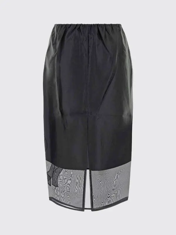Cecilie Bahnsen High-waisted Midi Pencil Skirt In Silk Blend
