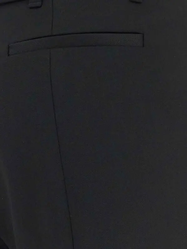 Alexander McQueen High-waisted Flared Wool Tailored Trousers