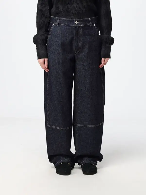 TELA High-waisted Wide-leg Cotton Denim Jeans With America Pockets