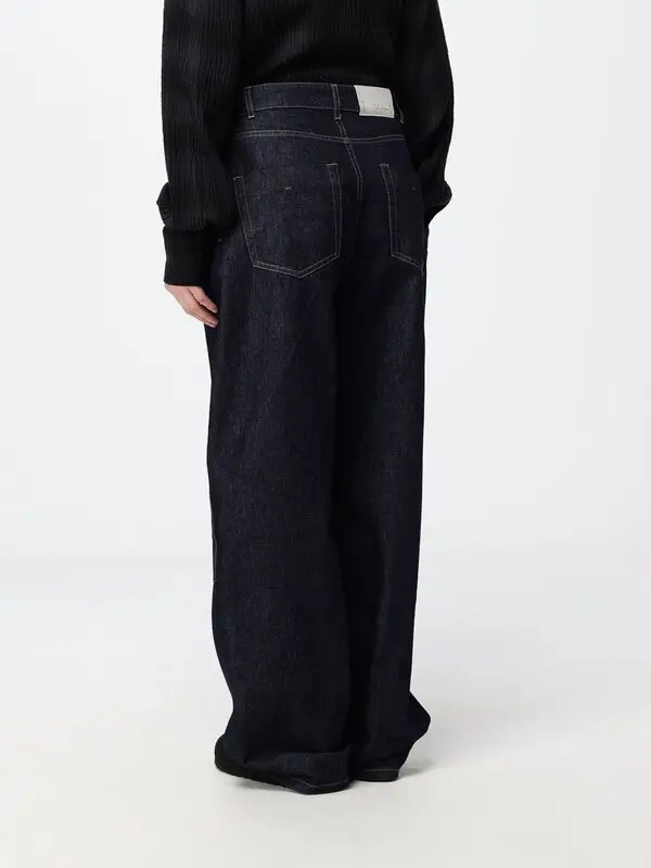 TELA High-waisted Wide-leg Cotton Denim Jeans With America Pockets