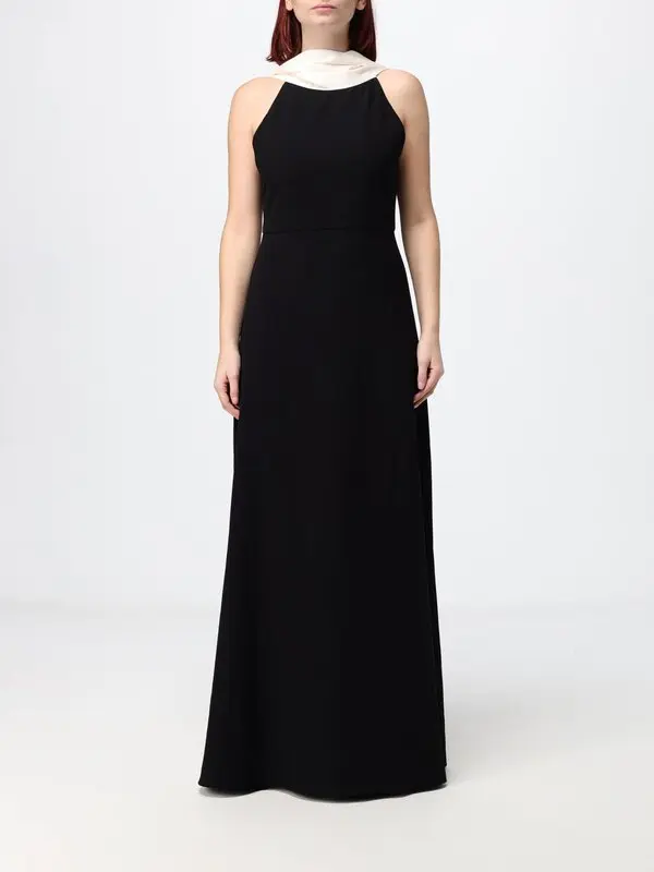 ELEH Crêpe Halterneck Long Evening Gown