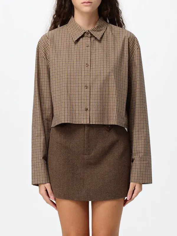ELEH Long-sleeved Casual Check Cotton Shirt With A Classic Collar