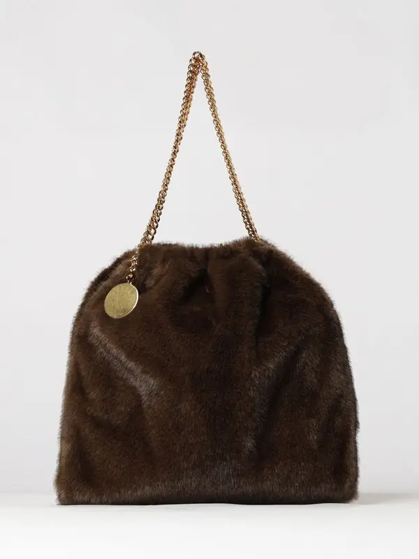 Stella McCartney Large Falabella Faux Fur Shoulder Bag