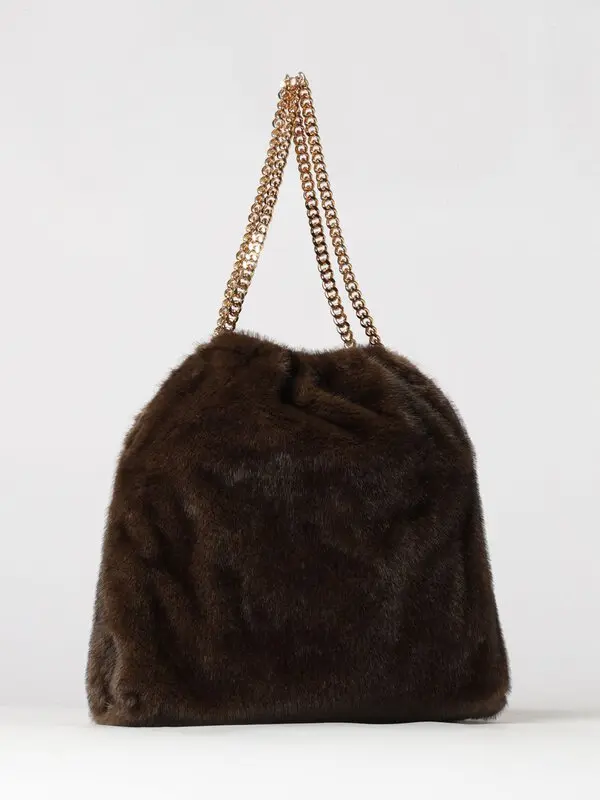 Stella McCartney Large Falabella Faux Fur Shoulder Bag