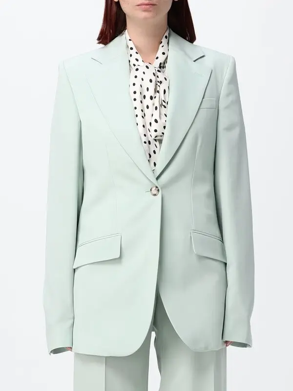 Stella McCartney Single-breasted One-button Pure Wool Blazer