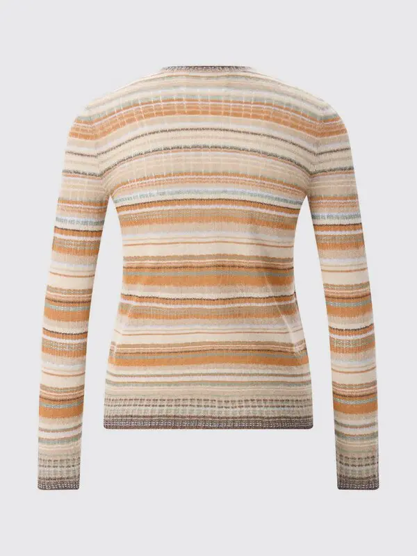 Isabel Marant Étoile Striped Linen Blend Long-sleeved Crewneck Jumper