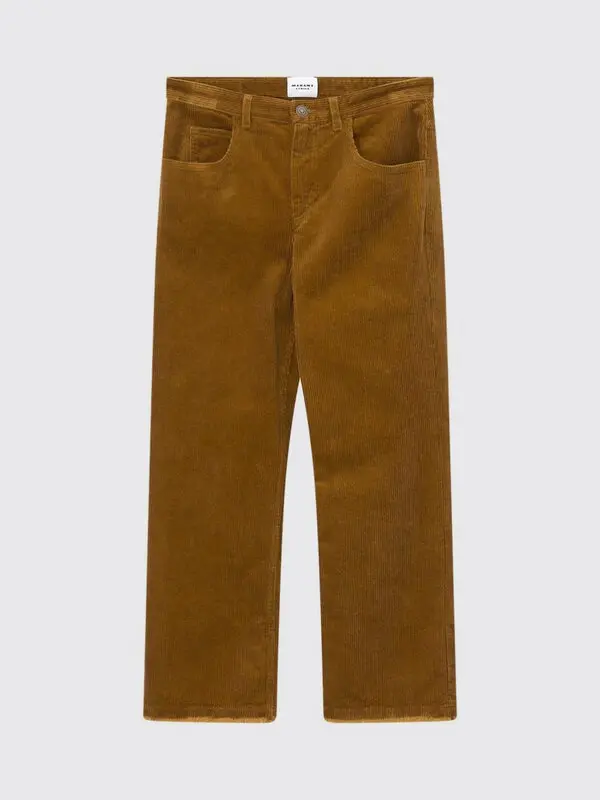 Isabel Marant Étoile Mid-rise Straight-leg Trousers In Corduroy