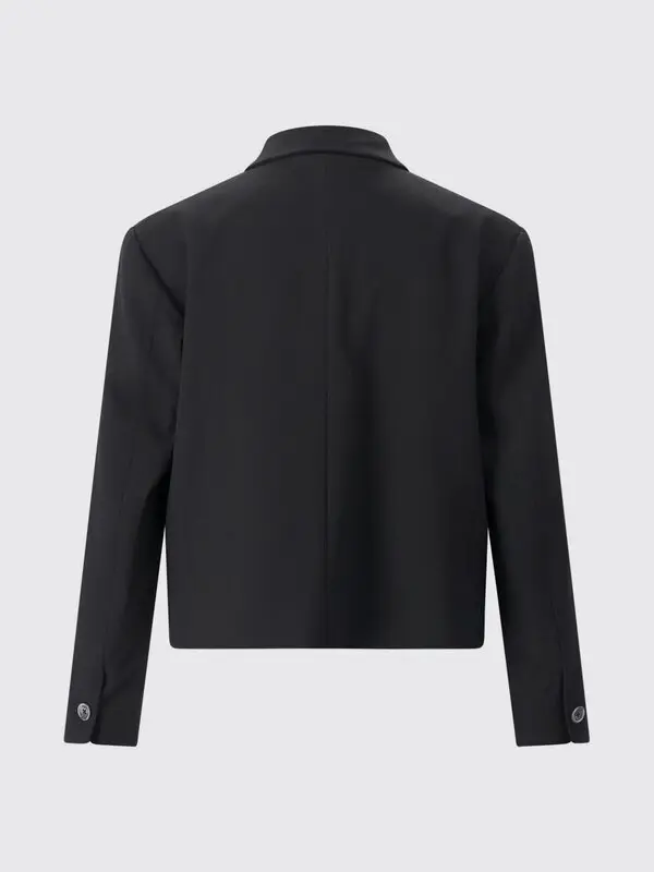 JIL SANDER Single-breasted Cropped Virgin Wool Blazer