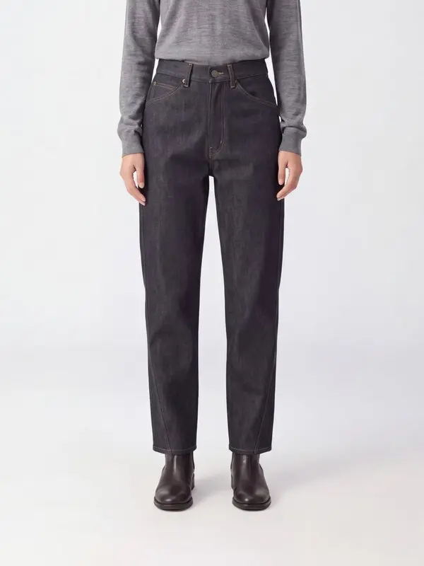 LEMAIRE Mid-rise Straight Jeans In Cotton Denim