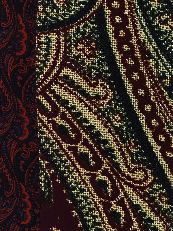 Dries Van Noten Floral And Ethnic Print Viscose Foulard