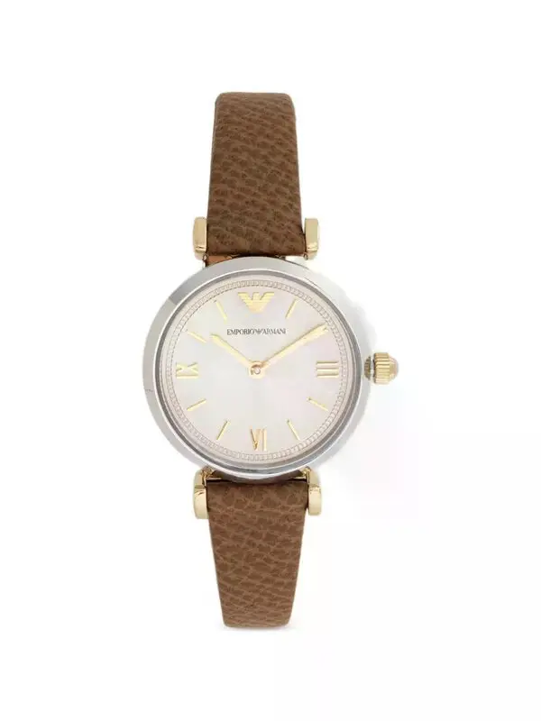 Emporio Armani Logo-detail 28mm Watch - Silver