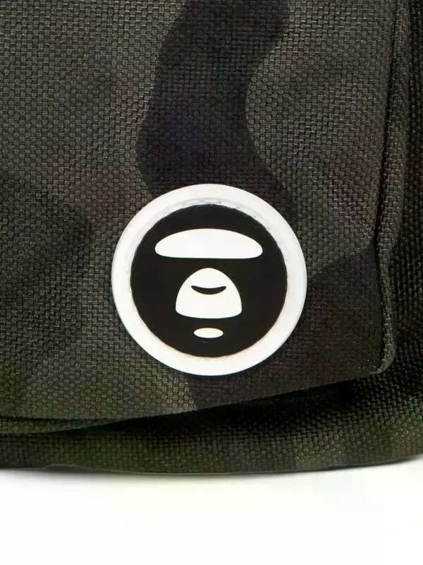 AAPE BY *A BATHING APE Moonface Camouflage Crossbody Bag - Black