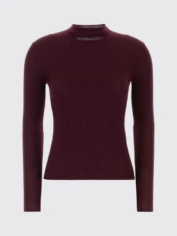 JIL SANDER Slim Fit Wool And Silk Jumper With Mock Neck And Cut-out