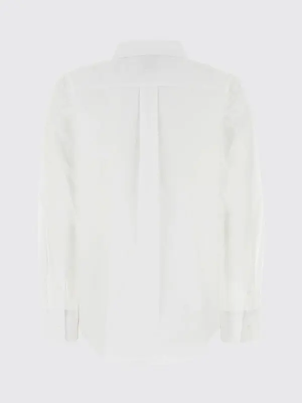 Calvin Klein Classic Long-sleeved Cotton Shirt With Curved Hem