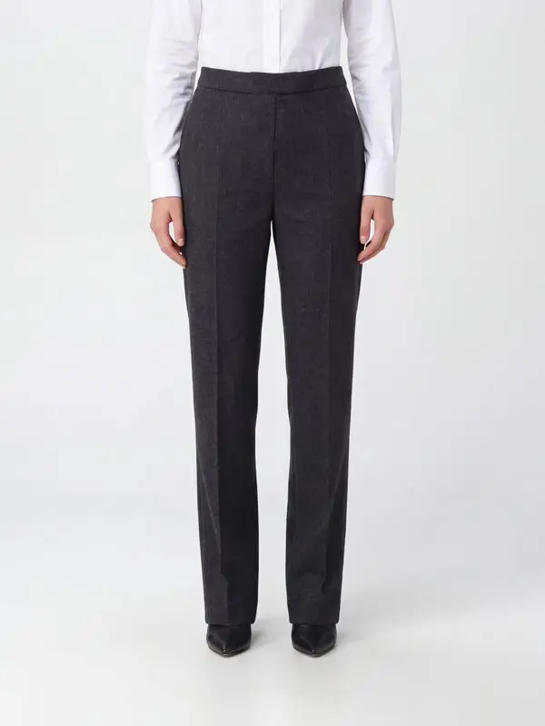 JIL SANDER High-waisted Skinny Trousers In Pure Wool