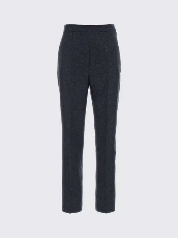 JIL SANDER High-waisted Skinny Trousers In Pure Wool