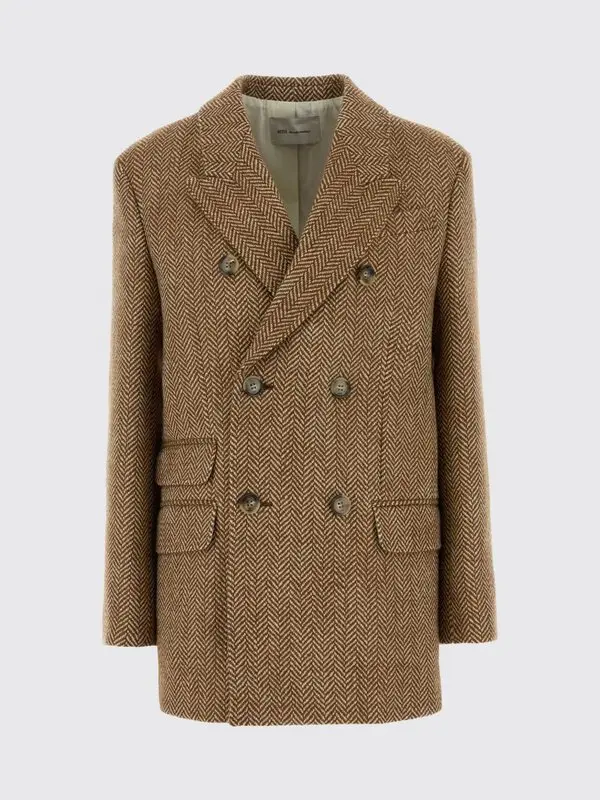 AMI Paris Chevron Virgin Wool Double-breasted Blazer