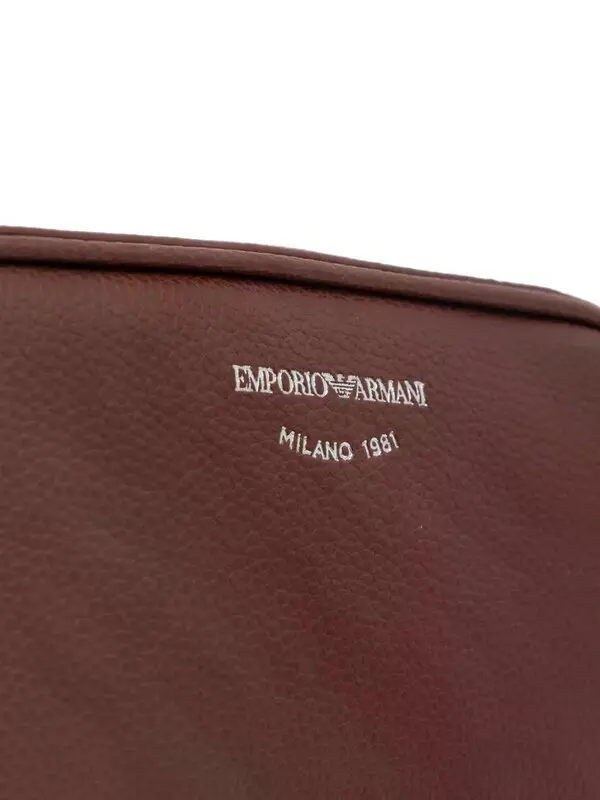 Emporio Armani Deer-print Camera Case With Shoulder Strap