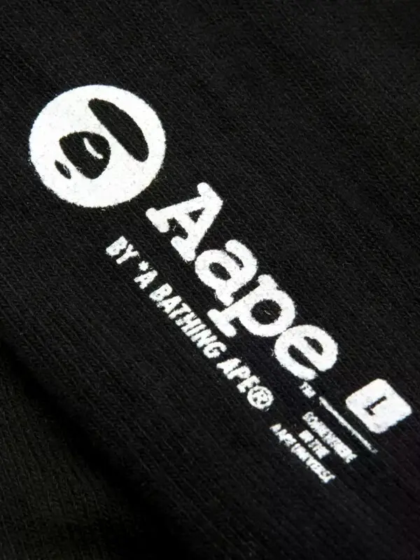 AAPE BY *A BATHING APE Embroidered Letter A Socks
