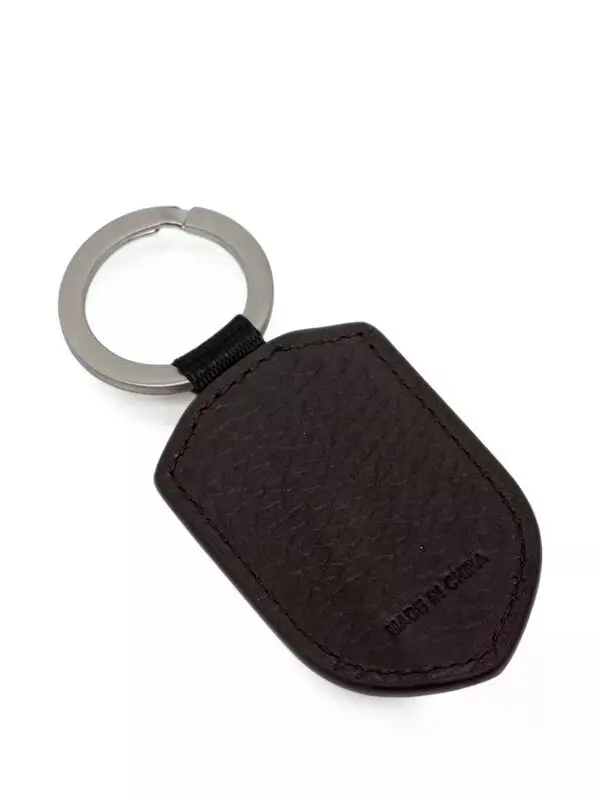 Emporio Armani Logo-plaque Keyring And Wallet Set