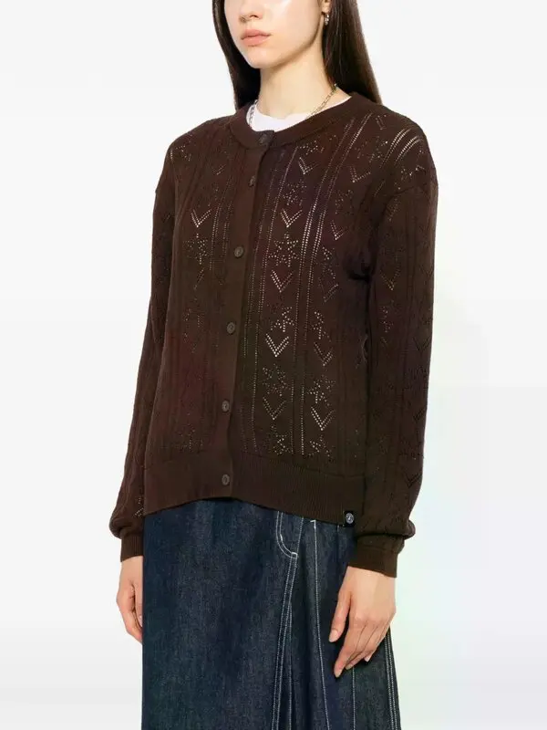 AGNES B. Star-pattern Cardigan