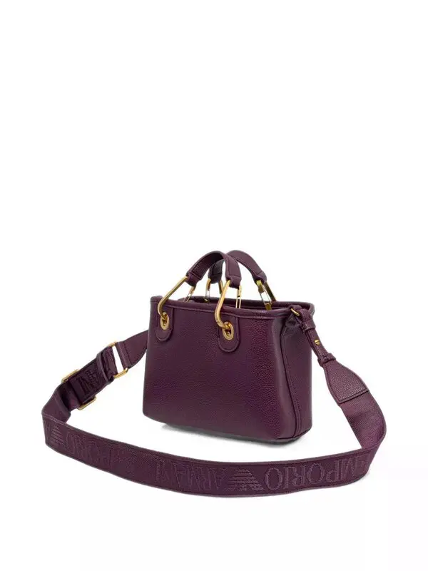 Emporio Armani Logo-print Tote Bag - Purple