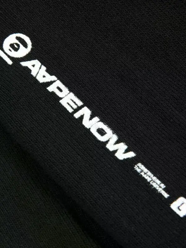 AAPE BY *A BATHING APE Aapenow Moonface-patch Socks
