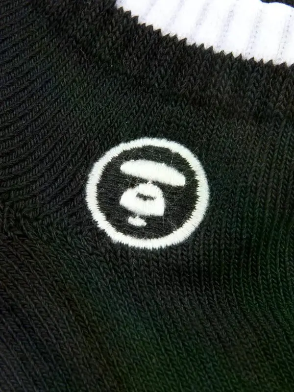 AAPE BY *A BATHING APE Moonface Logo-print Ankle Socks
