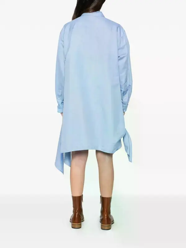 JW Anderson Knotted Shirt Mini Dress