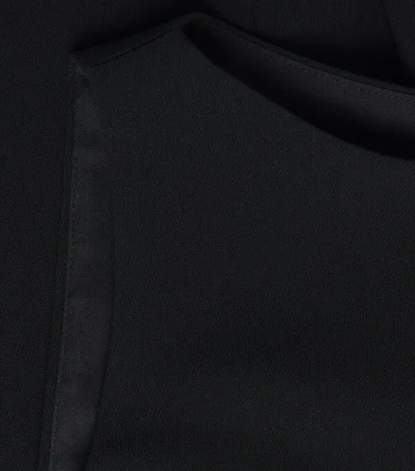 Theory Crepe Boat-neck Midi Dress