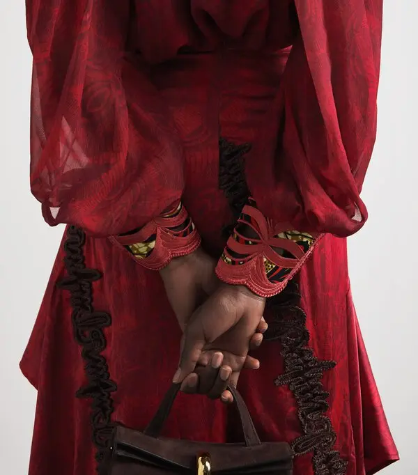 CHRISTIE BROWN Tulle Printed Blouse