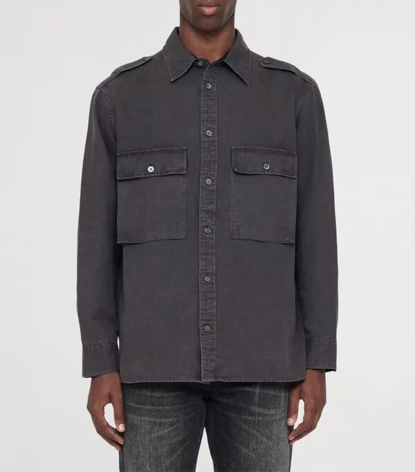 ALLSAINTS Cotton-linen Hart Oversized Shirt