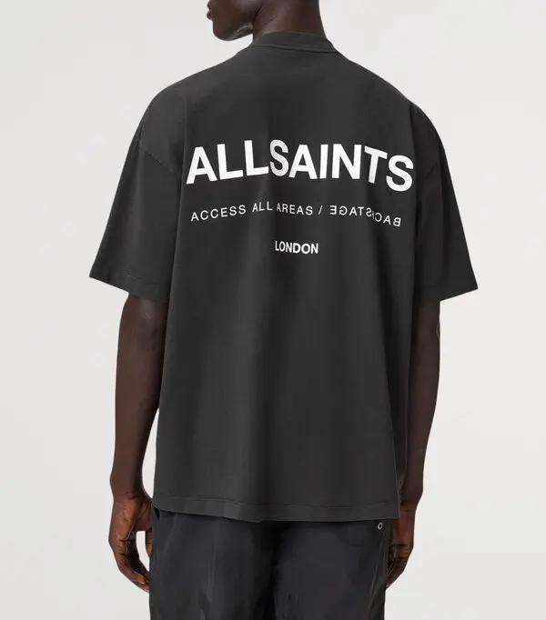ALLSAINTS Cotton Backstage T-shirt - Grey