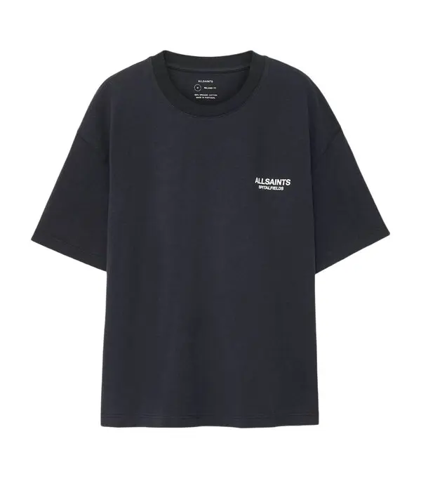 ALLSAINTS Organic Cotton Shadow T-shirt - Blue