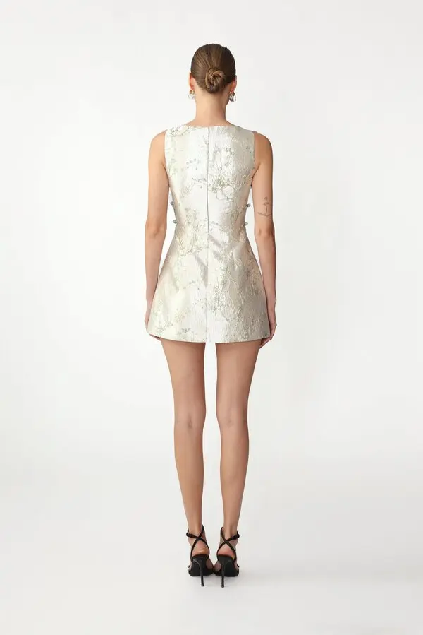 SAU LEE Cassi Jacquard Dress