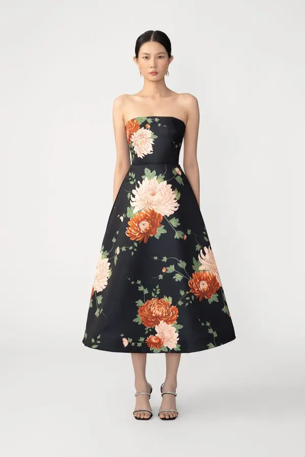 SAU LEE Doris Satin Dress