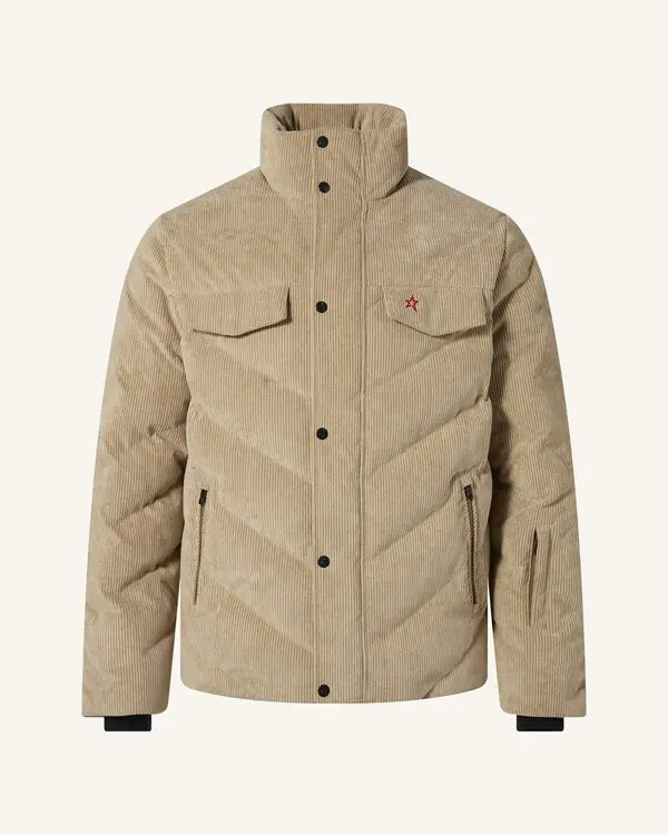Perfect Moment Chevron Quilted Down Jacket