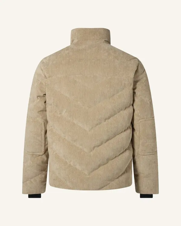 Perfect Moment Chevron Quilted Down Jacket