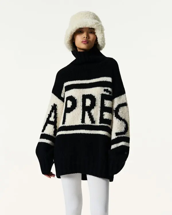 Perfect Moment Oversized Après Wool Knit Sweater