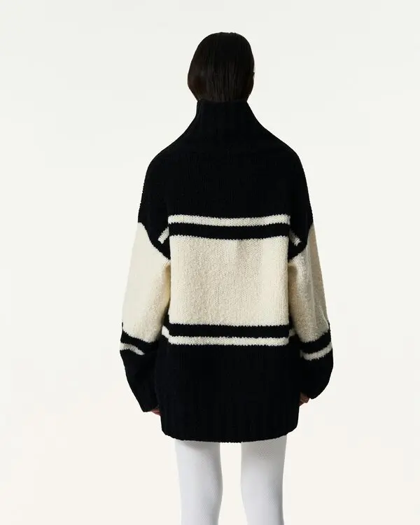 Perfect Moment Oversized Après Wool Knit Sweater