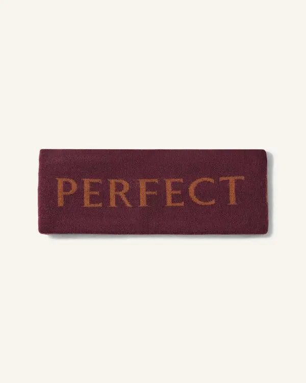 Perfect Moment Merino Wool Headband - Wine