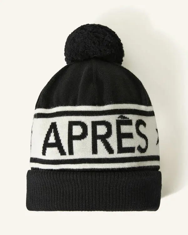 Perfect Moment Wool Après Schild Beanie