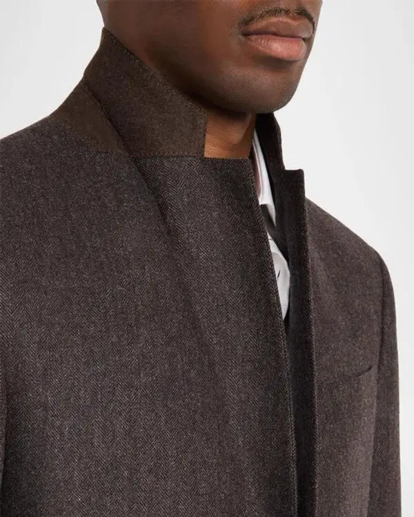 Giorgio Armani Apos;s Wool Two-button Blazer