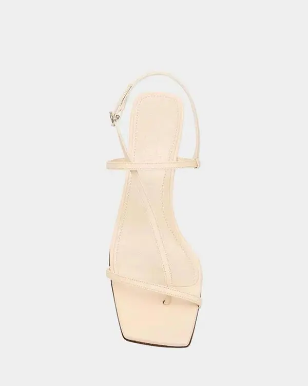 AeydĒ 65mm Elise Metallic Nappa Leather Sandals