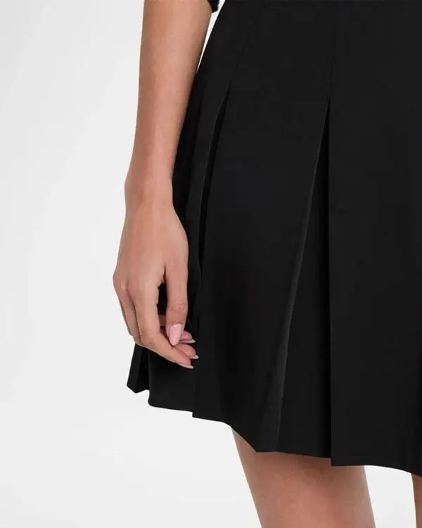 L & APOS;AGENCE Tania Pleated Mini Skirt