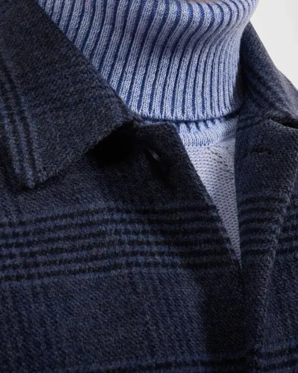 Bugatchi Apos;s Plaid Wool-blend Jacket