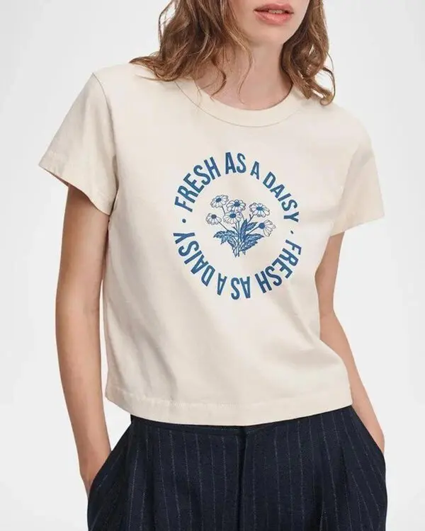Rag & Bone Fresh As A Daisy Kelly Perfect T-shirt - Ttldv