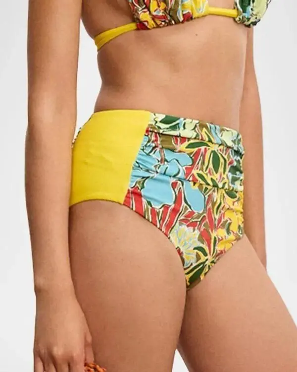 ALÉMAIS Solstice Floral High-rise Bikini Bottom