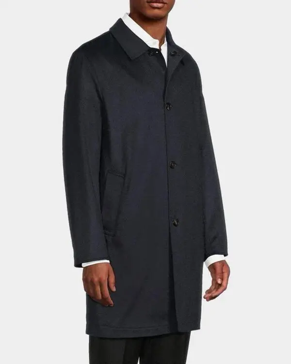 Kiton Apos;s Cashmere-blend Reversible Raincoat