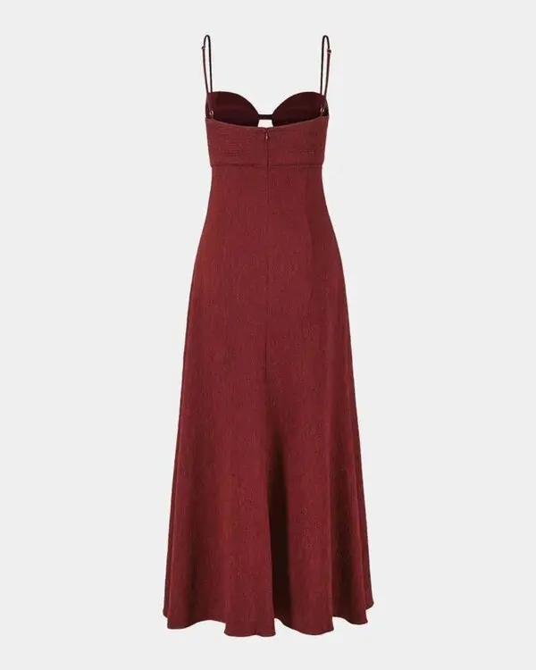 Johanna Ortiz Dream Spinner Maxi Dress - Wine
